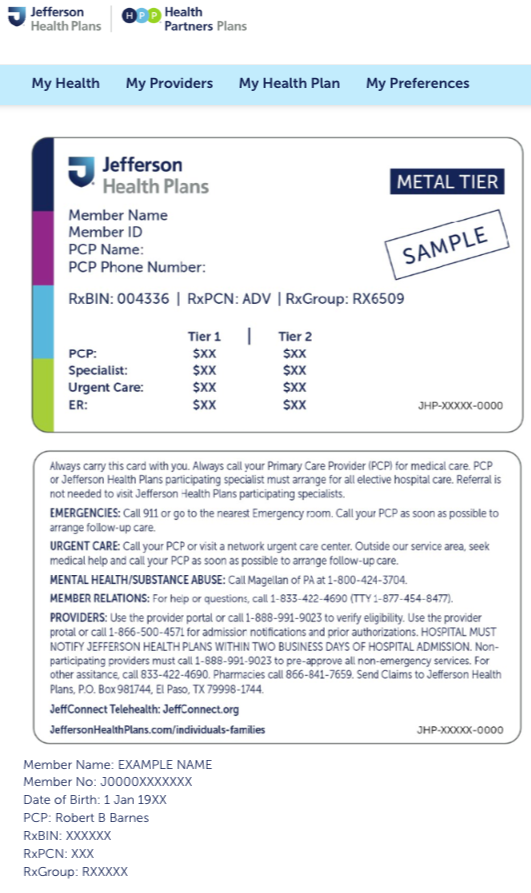 How to Access Your Jefferson Health Insurance Portal , Change PCP, and ...
